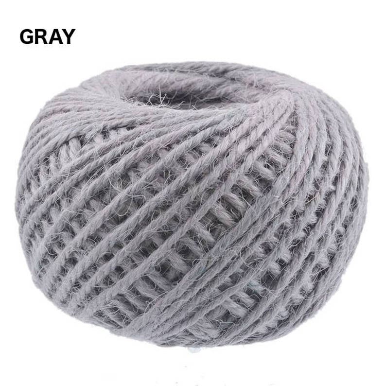 Choose Colors. 1roll 50M Natural Burlap Hessian Jute Twine - Etsy
