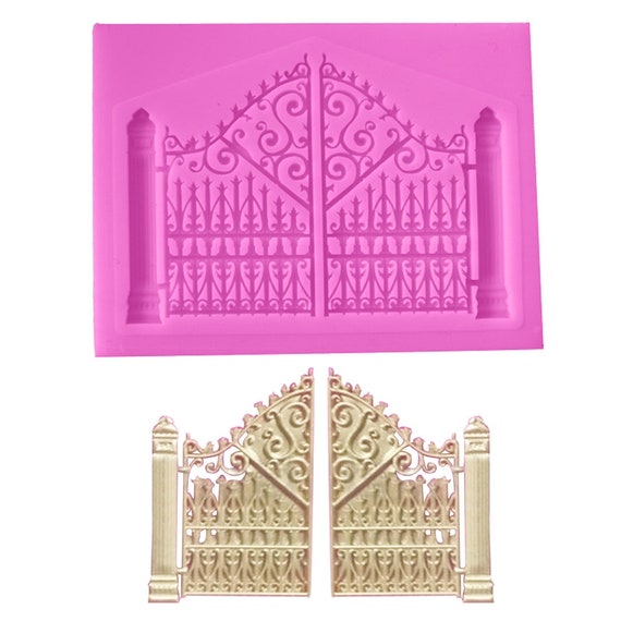 Retro Door Cake Border Silicone Molds Wedding Fondant Cake | Etsy