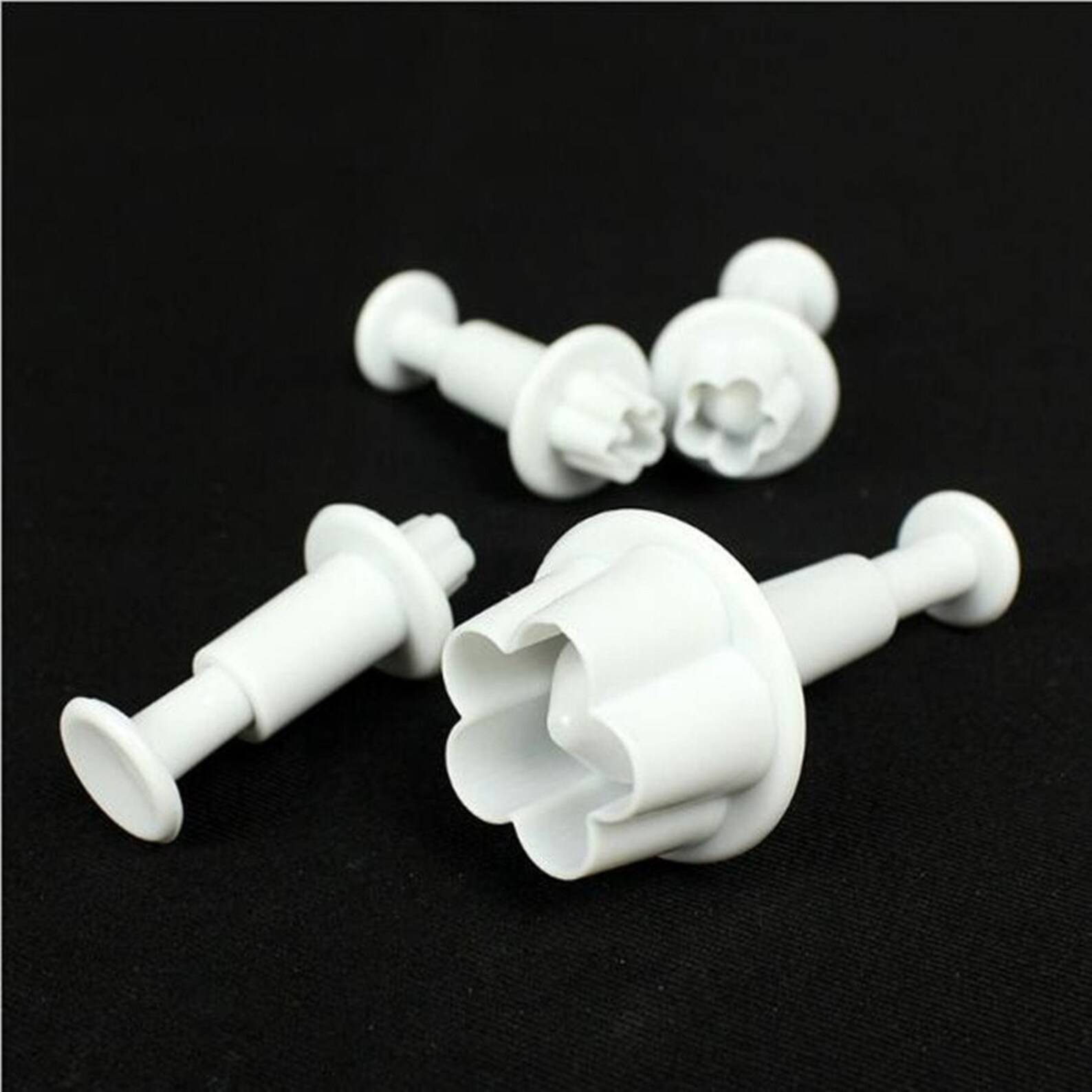 4pcs/set Plum Flower Plunger Fondant Mold Cutter Sugarcraft - Etsy