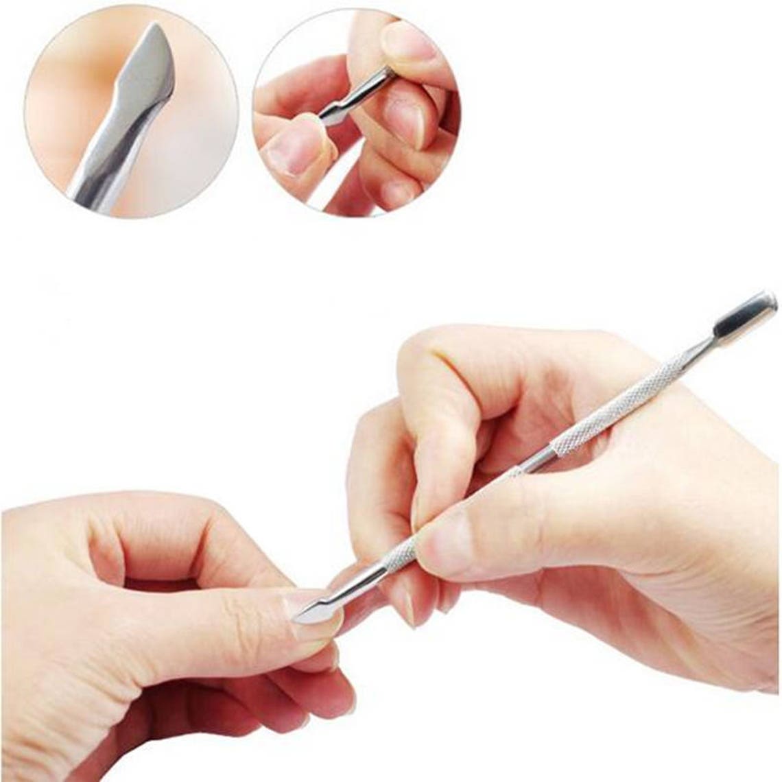 4 Type Stainless Steel Metal Cuticle Pusher Trimmer Remover - Etsy