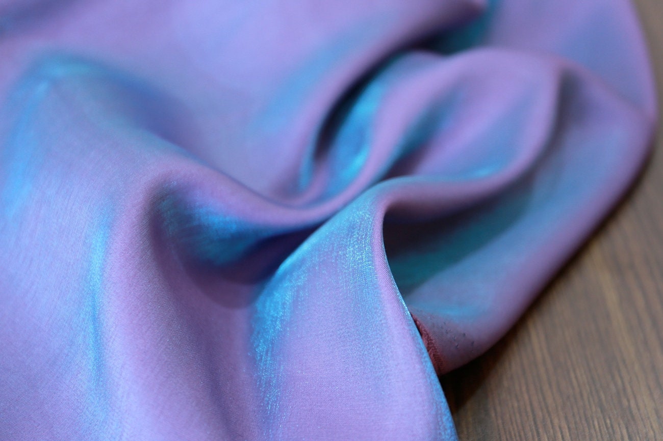 New Blue Purple Gradient Cloth Cotton Skin Gloss Silk Cloth - Etsy Canada