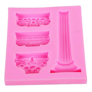 Retro Rome Column Fondant Silicone Mold Sugar Craft Chocolate - Etsy