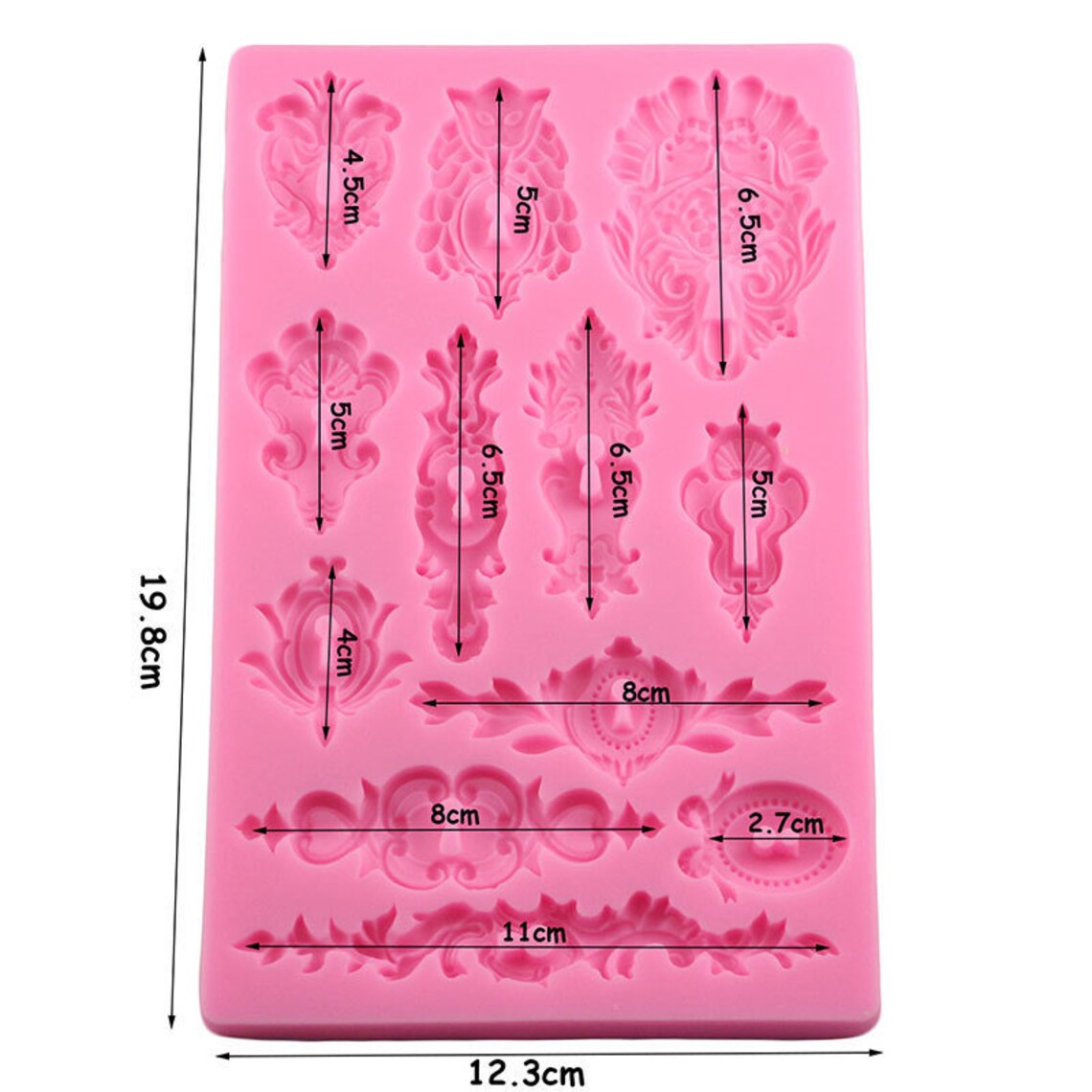 DIY Cake Baking Frame Silicone Molds Cake Border Decoration | Etsy