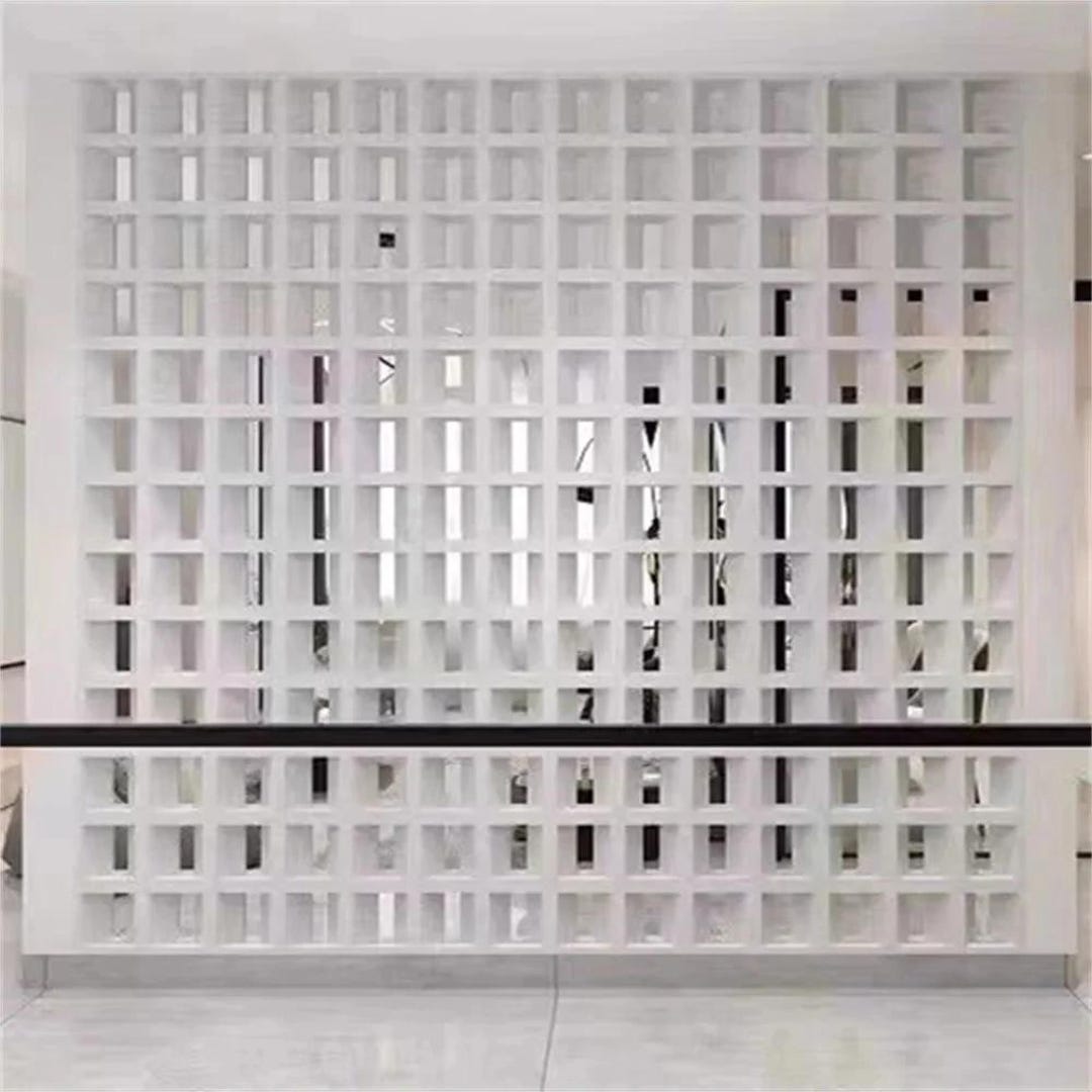 Paving Cement Plastic Mold Precast Block Decorative Wall Hollow Flower ...