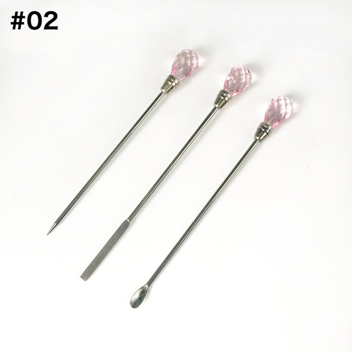 3pcs/lot Muddler Poke Needle Spoon Tool Set for Beads | Etsy