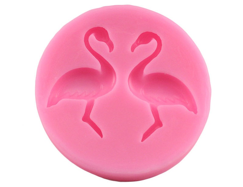 Flamingos Silicone Mold Baking Party Cupcake Fondant Cake - Etsy