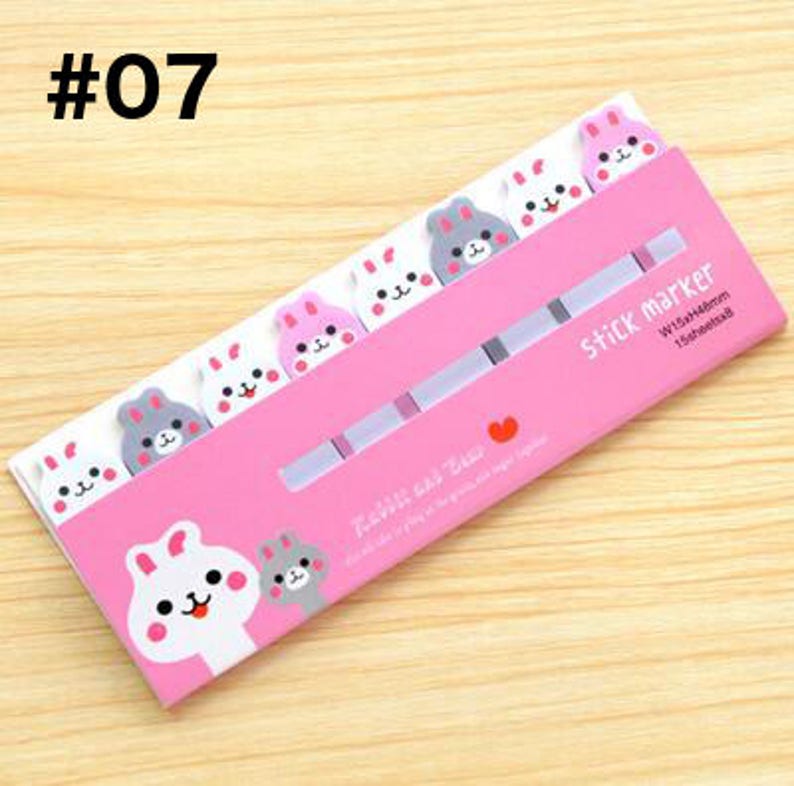 1pack/ Lot Cartoon Animals Sticky Note Post It Stick & Memo | Etsy