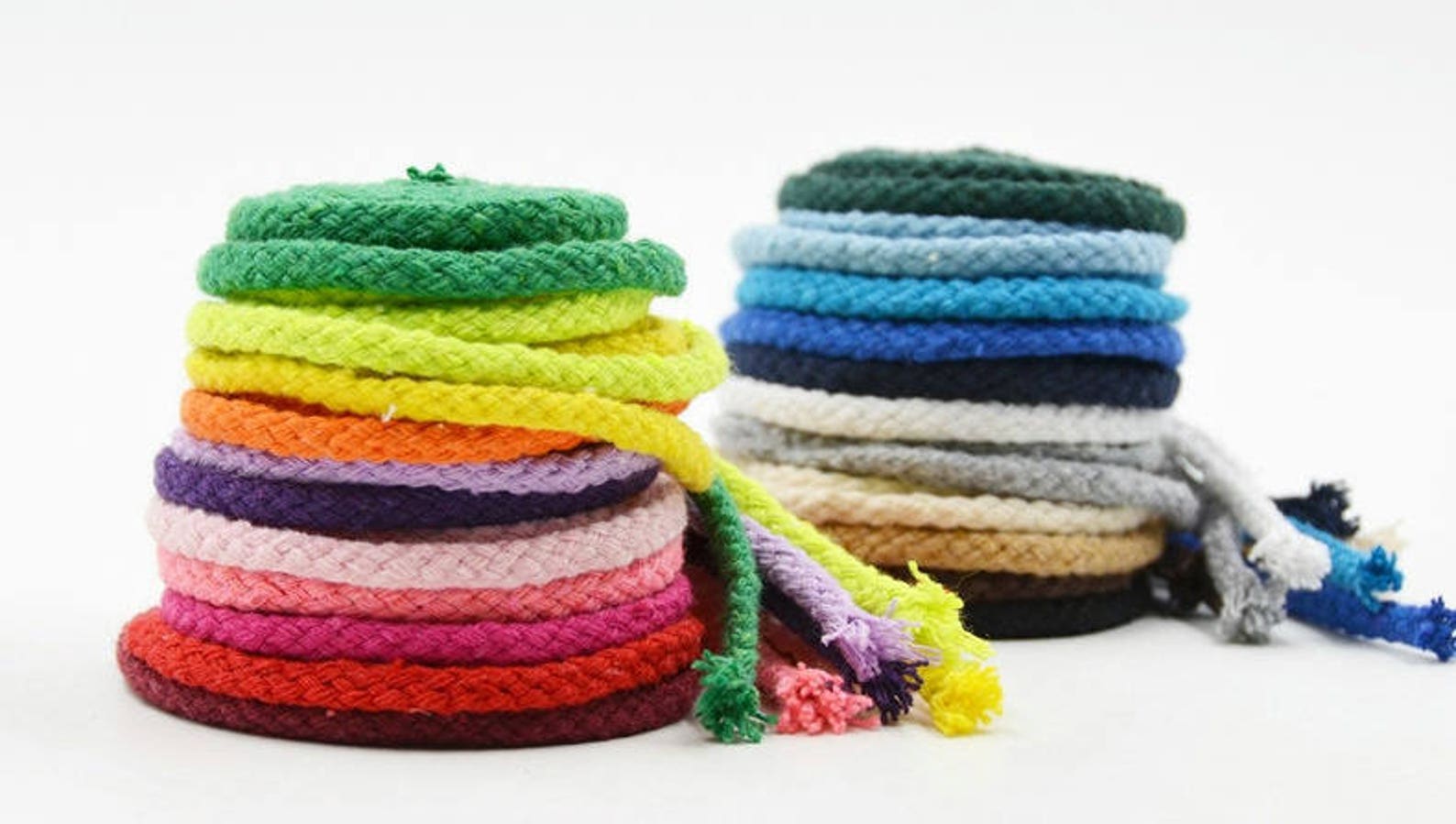 5 Meters Length 5mm Colored Cotton Cords Braided Rope DIY | Etsy