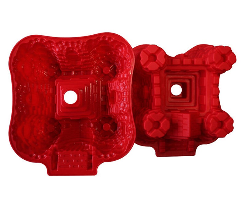 3d Castle Bundt Cake Pan Bread Chocolate Bakeware Silicone - Etsy