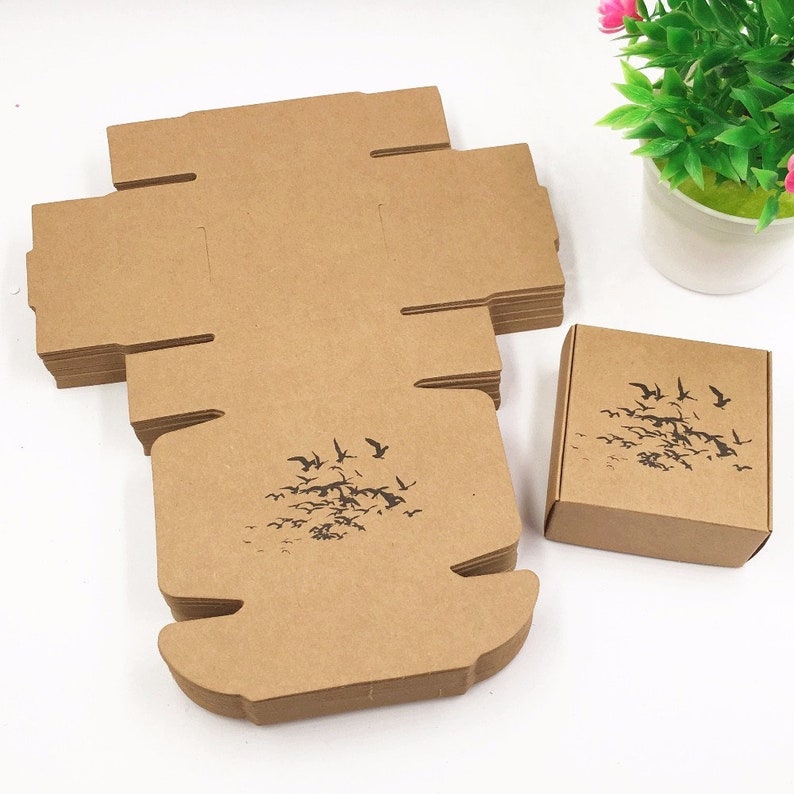 50pcs 656530mm Kraft Paper Aircraft Gift Boxes Handmade Soap - Etsy