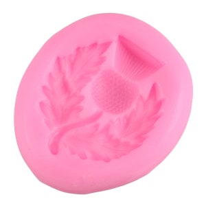 DIY Thistle Scottish Flower Silicone Mold Sugarcraft Fondant Cake ...