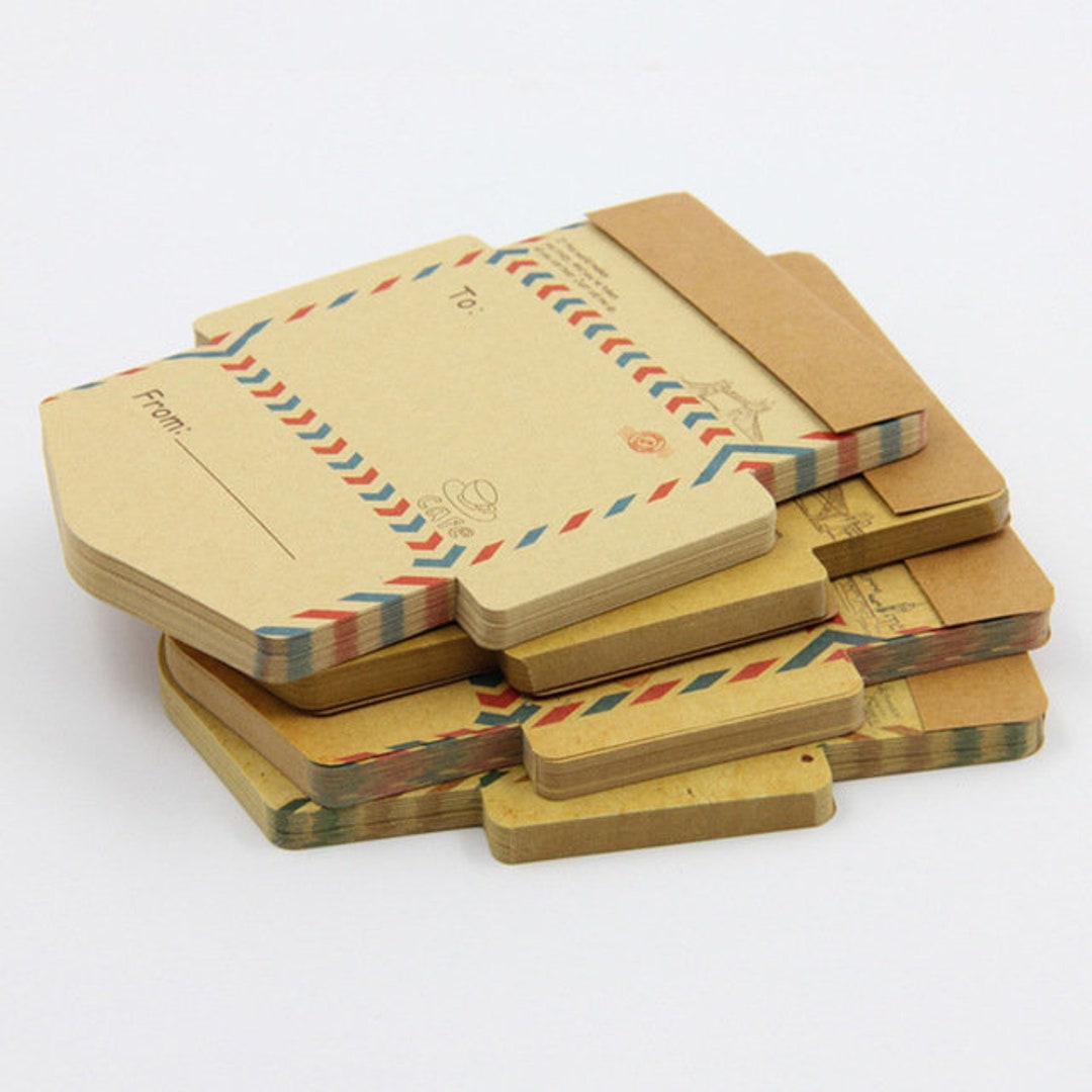 45pcs Retro Vintage Kraft Paper Envelopes Mini Cute Kawaii - Etsy