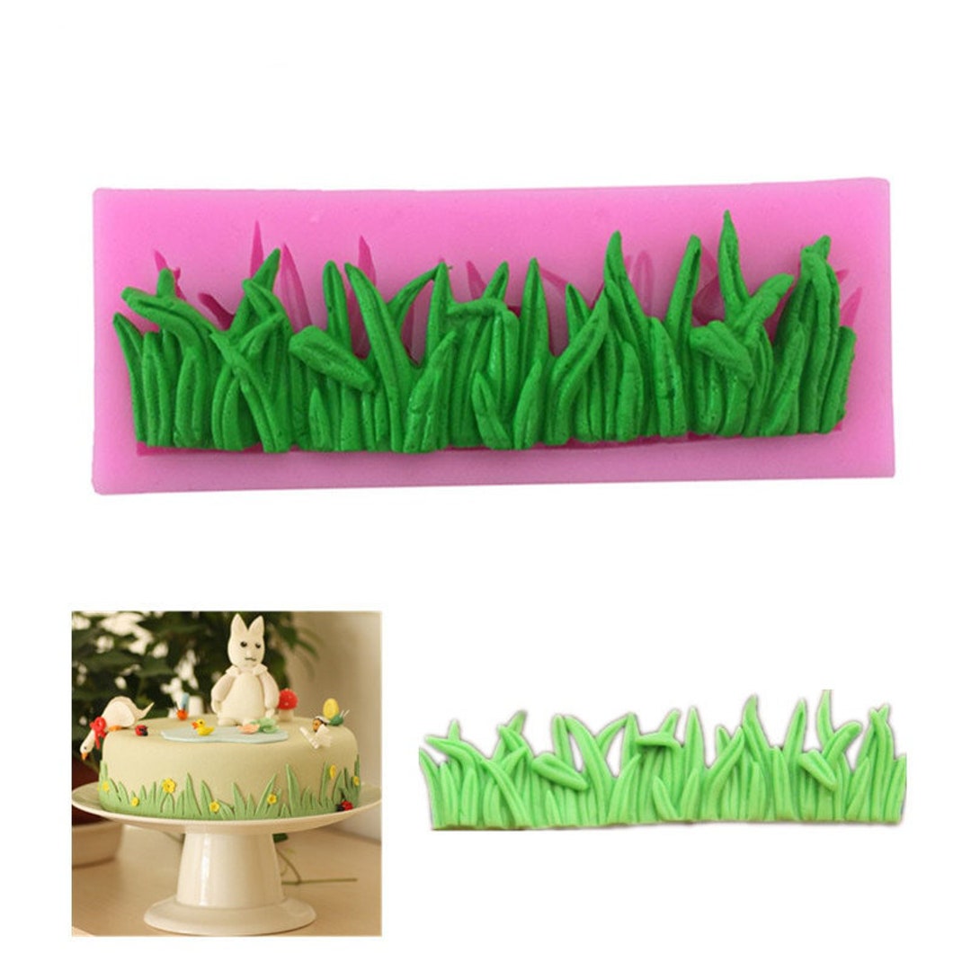 Grass Shape Cake Decorative Silicone Mold Fondant Cookie Chocolate ...