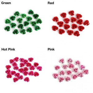 Lot 100PCS 3D Rhinestone Diverse DIY Gems Charming Rose Blend Flower ...