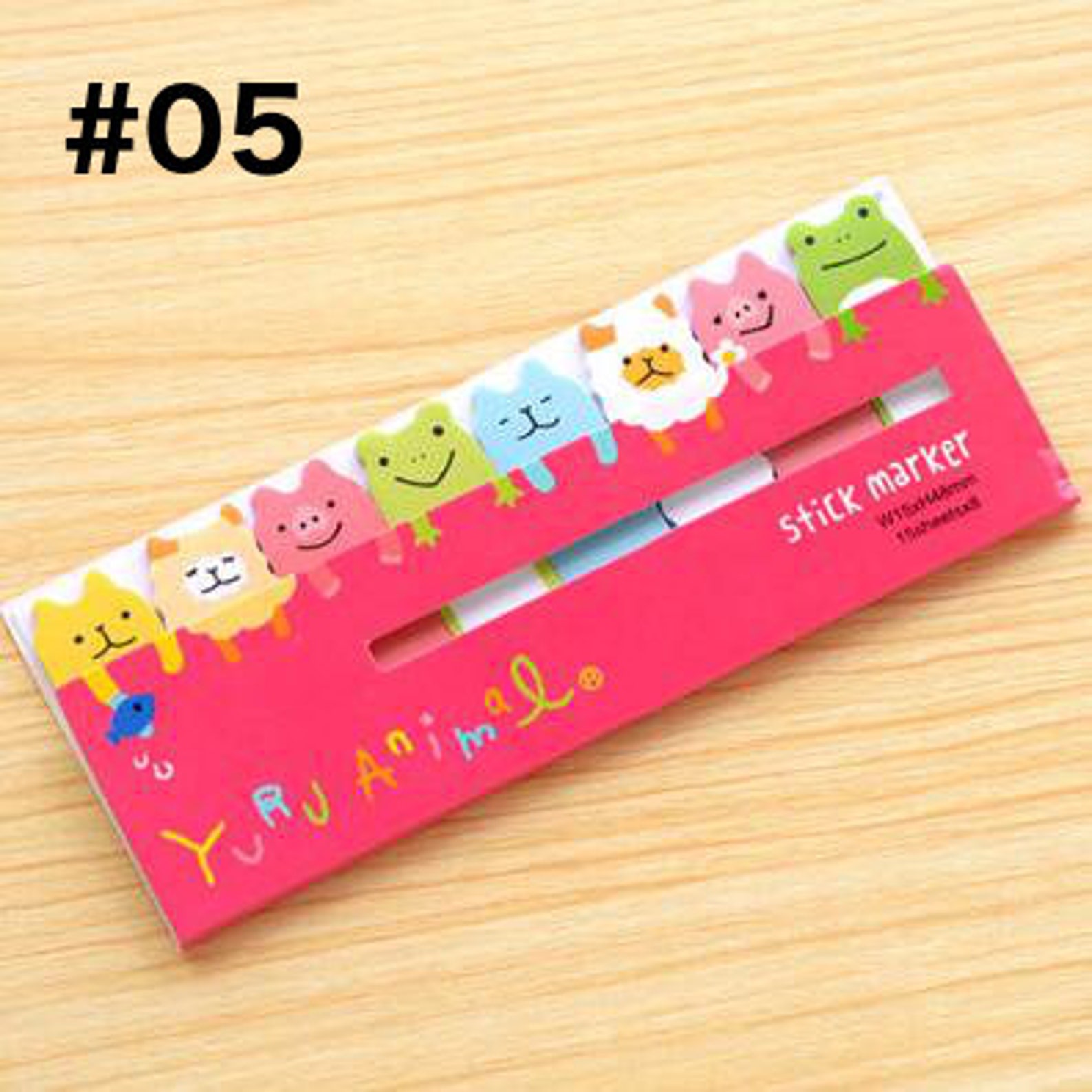 1pack/ Lot Cartoon Animals Sticky Note Post It Stick & Memo | Etsy