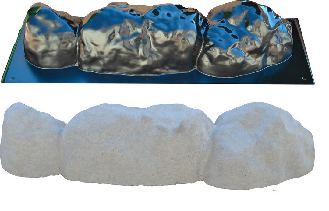 Concrete Molds 2 Pieces Edge Stone Edging Border Mould ABS Plastic - Etsy