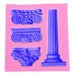 Retro Rome Column Fondant Silicone Mold Sugar Craft Chocolate - Etsy