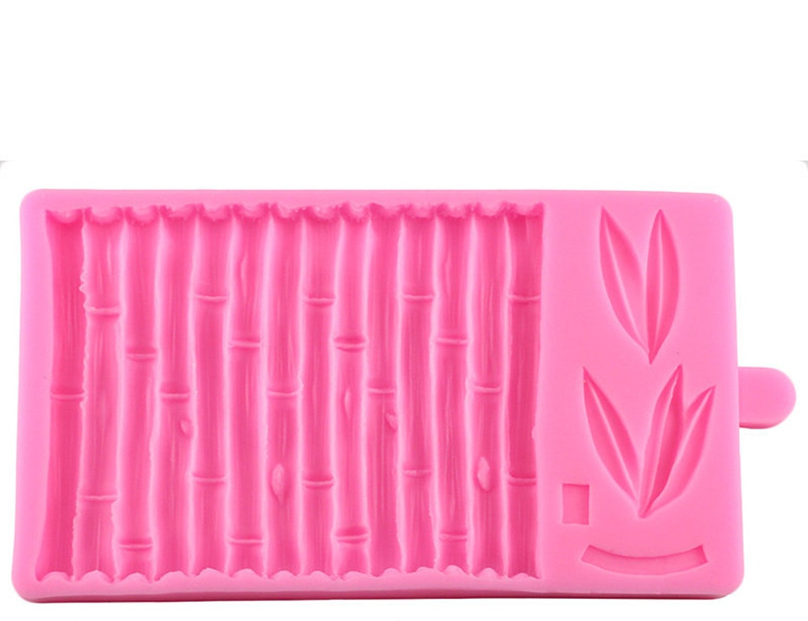 3D Bamboo Silicone Mold Cake Border Fondant Molds DIY - Etsy