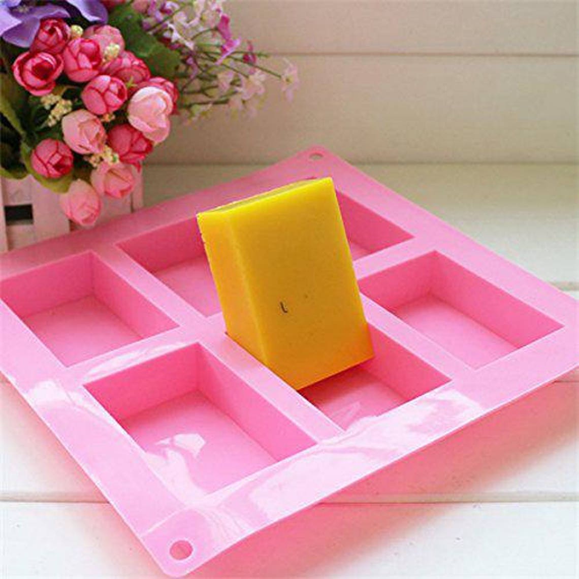 6-cavity Plain Basic Rectangle Silicone Mould for Homemade | Etsy 6-cavity Plain Basic Rectangle Silicone Mould for Homemade | Etsy