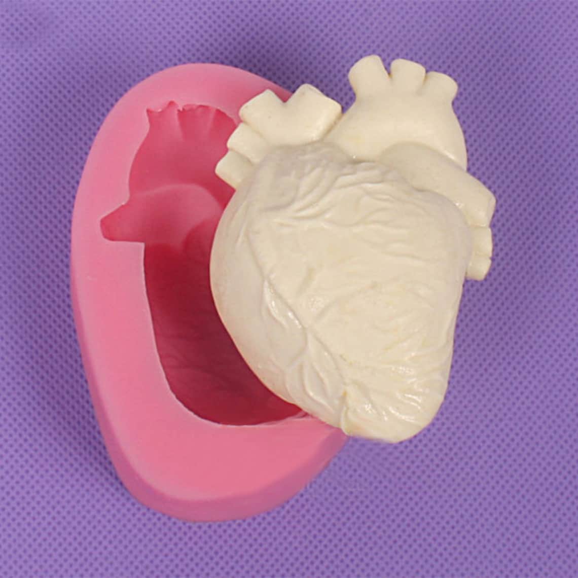3D Highly Detailed Cake Mold Heart Shaped Baking Molds - Etsy