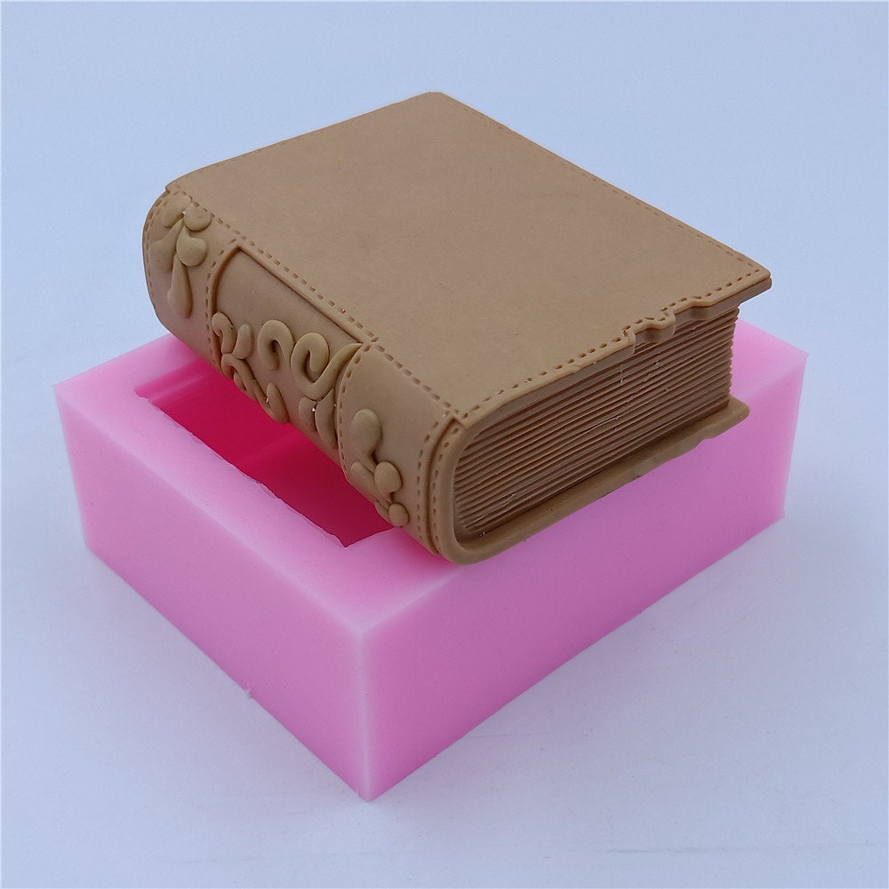 New Book Design Silicone Soap Mold Candle Mold 3D Silicone - Etsy Canada