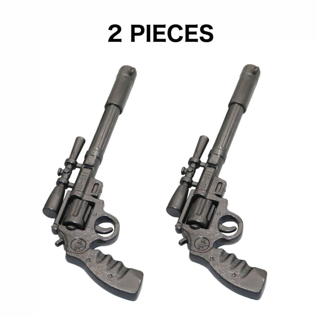 2 Pcs Roscoe Fiveshooter Gun Ballpoint Pen Novelty Stationery Cute ...