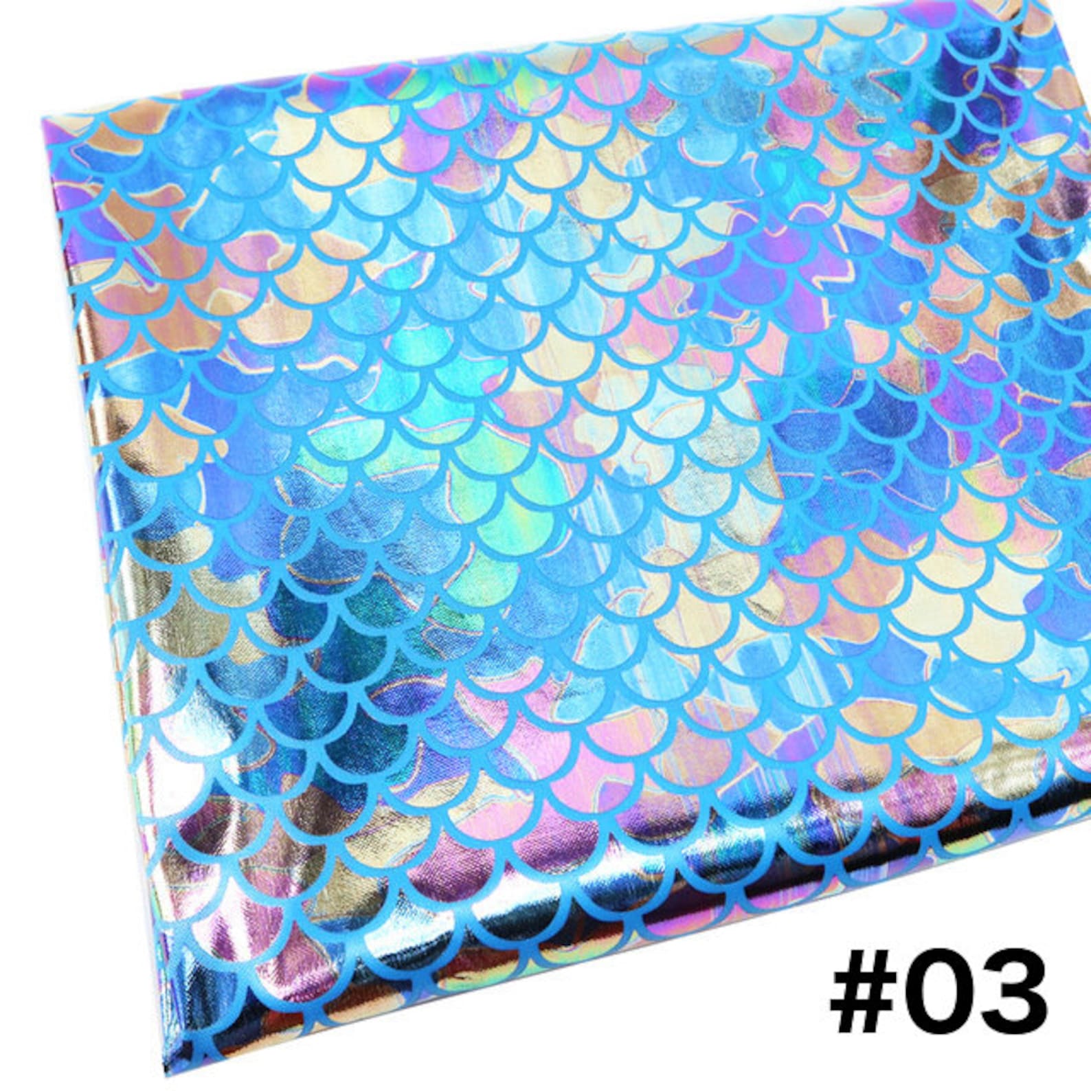 50145cm Fish Scales Hologram Holographic 2 Ways Stretch Knit - Etsy