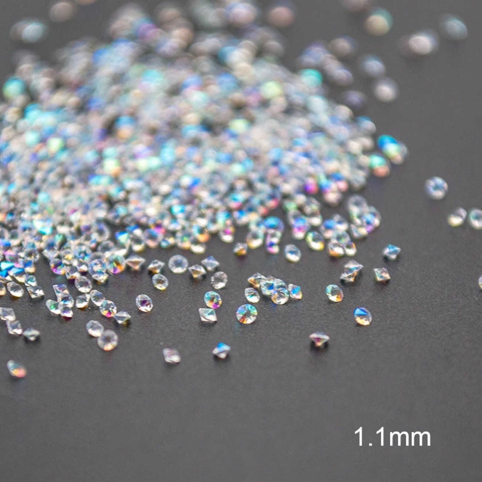 1.1mm Glass Crystal Nail Rhinestone for Nails Design Jewelry - Etsy