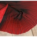 Reddish Black Ruffled Pleated Chiffon Fabric Solid for Dress - Etsy