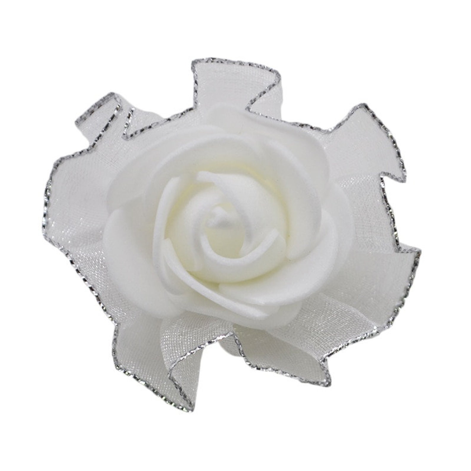 20pcs 4cm Glitter Fringe Silk Foam Flowers DIY Handmade - Etsy