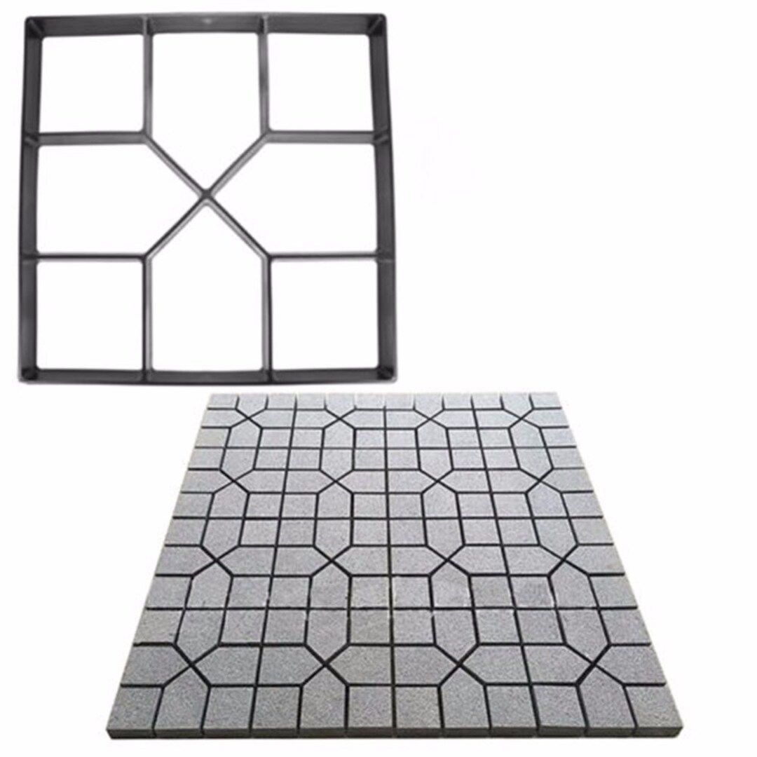 DIY Path Maker Mold Manually Paving Cement Brick Molds Stone Road ...