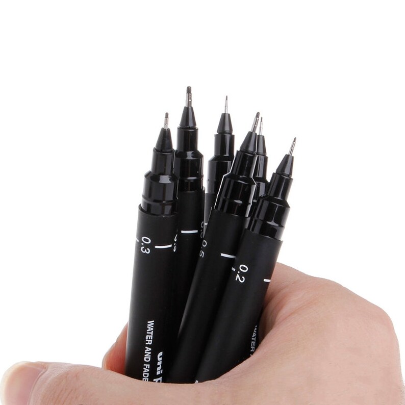 6pcs Drawing Pen Ultra Fine Line 005 01 02 03 05 08 Needle - Etsy 6pcs Drawing Pen Ultra Fine Line 005 01 02 03 05 08 Needle - Etsy