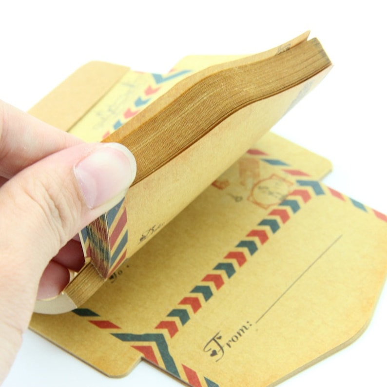 45pcs Retro Vintage Kraft Paper Envelopes Mini Cute Kawaii | Etsy