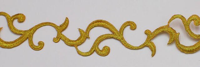 6 Yards/lot Embroidered Braid Lace Iron on Applique Ribbon | Etsy