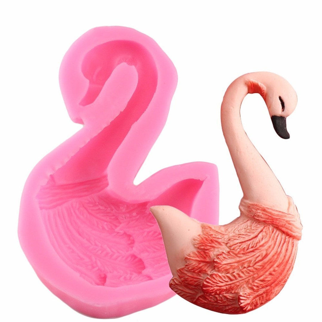 Flamingos Silicone Mold Baking Unicorn Party Cupcake Fondant Cake ...