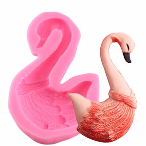 Flamingos Silicone Mold Baking Unicorn Party Cupcake Fondant Cake ...