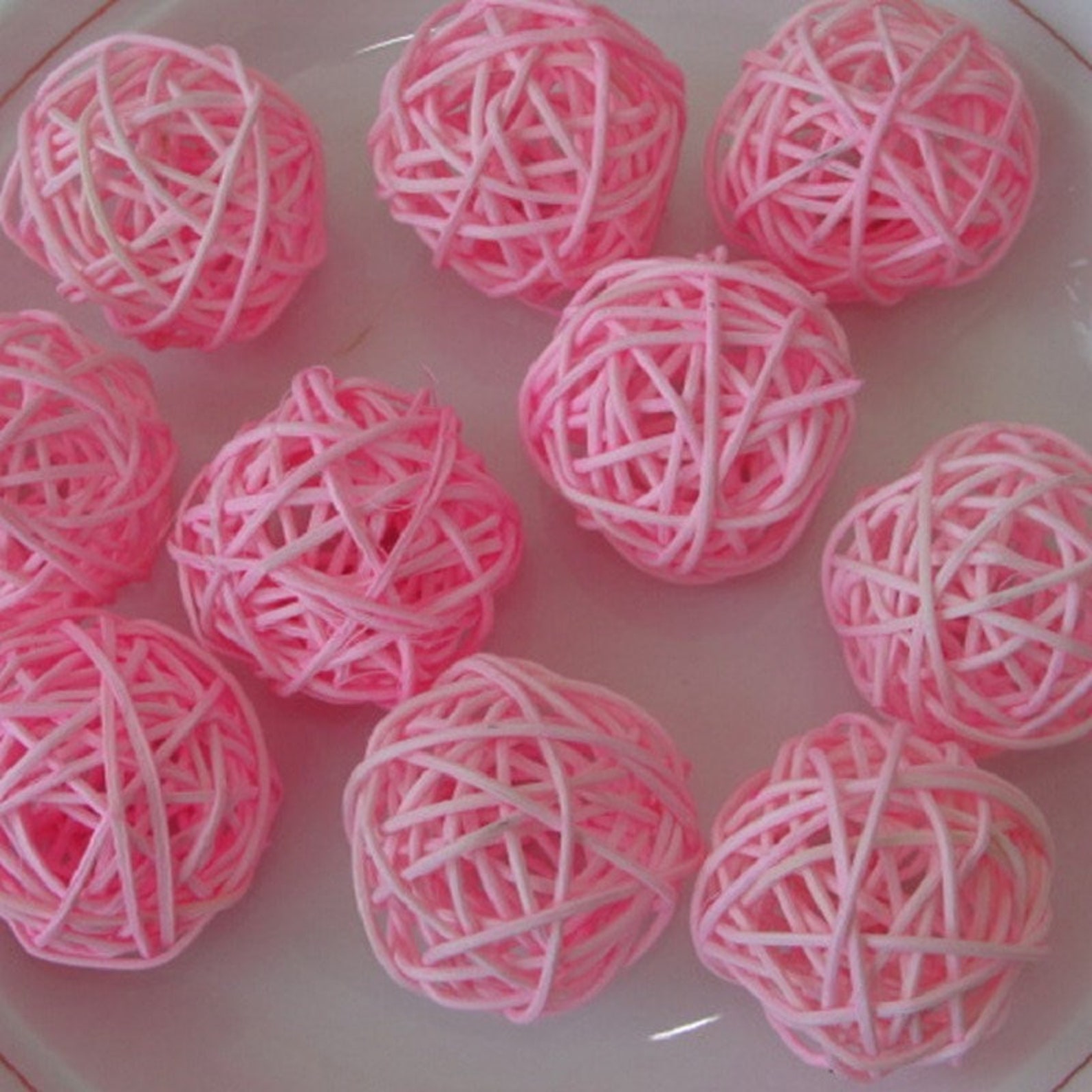 Hot Sale 20pcs/lot 3CM Lovely Rattan Ball Christmas/birthday - Etsy