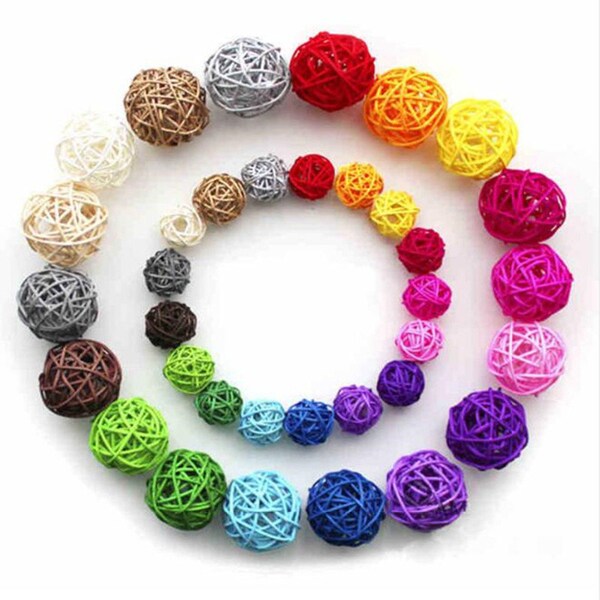 Rattan Balls - Etsy