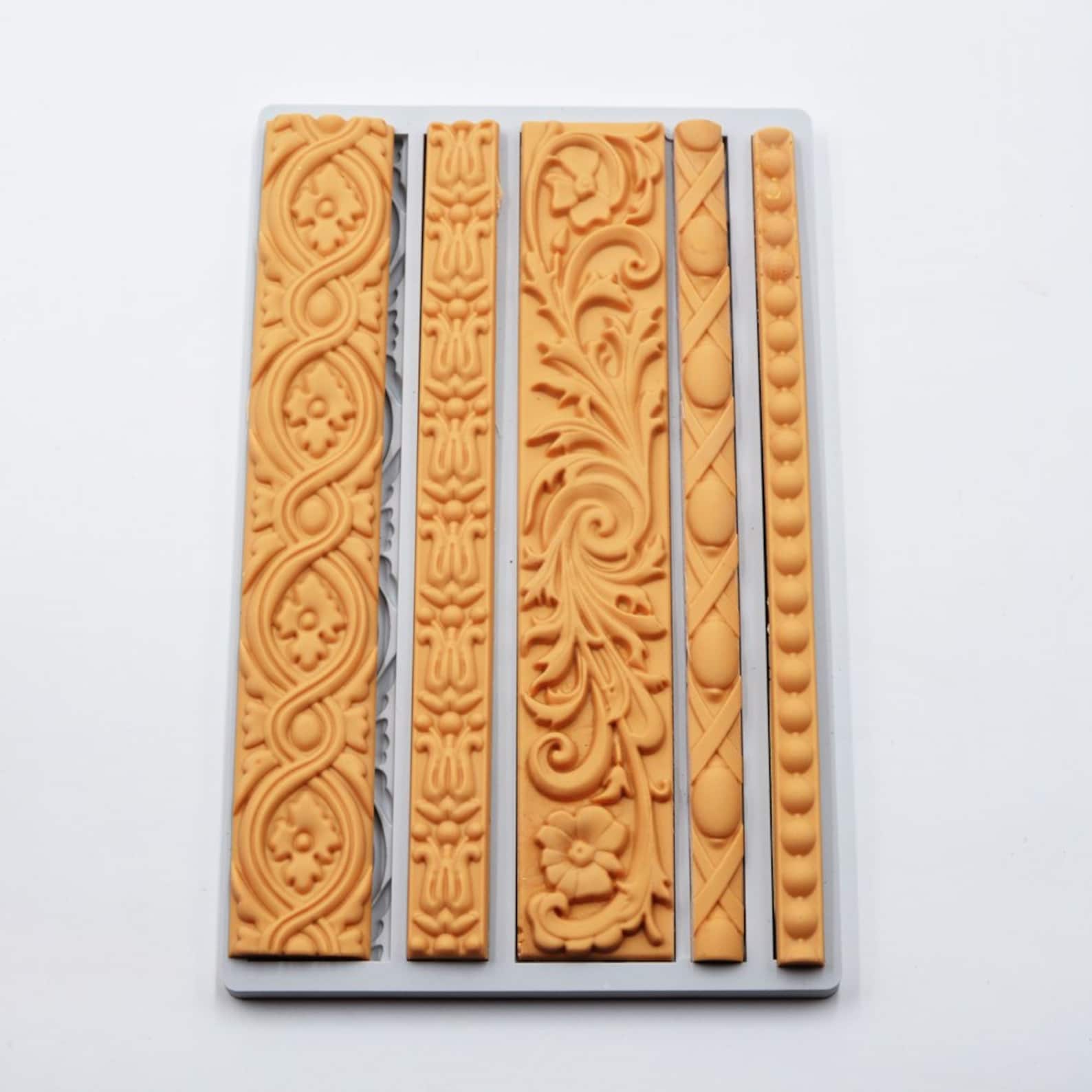 Silicone Cake Border Decorating Mold Fondant Cake Mold for | Etsy