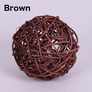 Hot Sale 20pcs/lot 3CM Lovely Rattan Ball, Christmas/birthday & Home ...