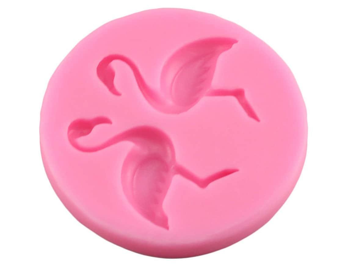 Flamingos Silicone Mold Baking Party Cupcake Fondant Cake - Etsy