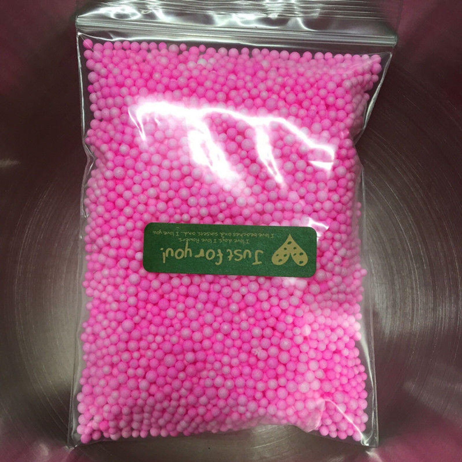 2 Bags Colorful Styrofoam Mini Foam Ball Small Beads for Slime | Etsy