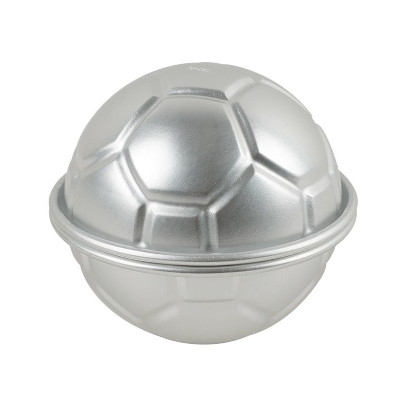 2pcs/set Football Cake Mold 3D Aluminium Soccer Cake Pudding - Etsy