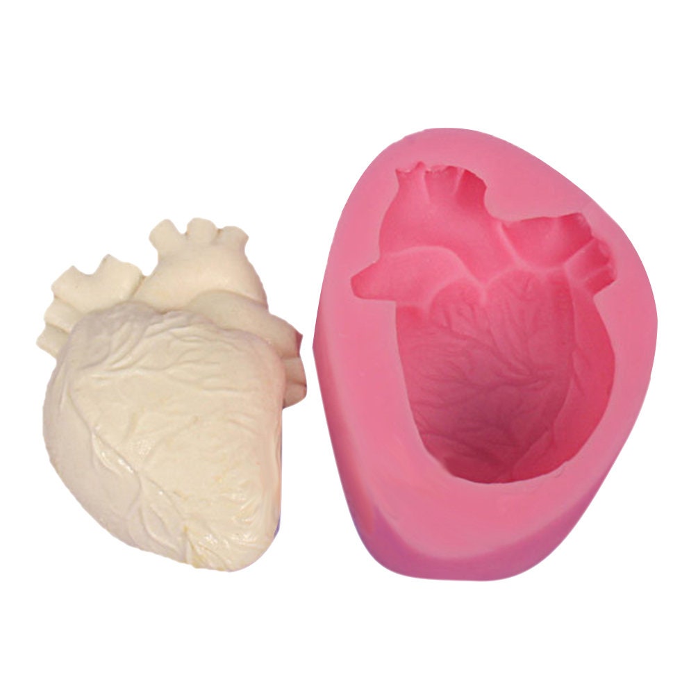 3D Highly Detailed Cake Mold Heart Shaped Baking Molds | Etsy