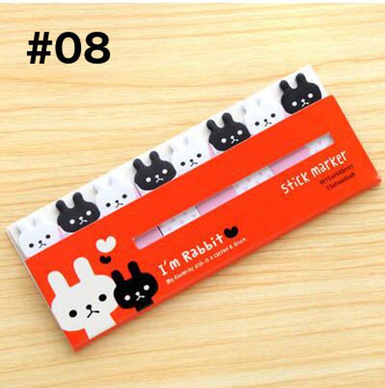 1pack/ Lot Cartoon Animals Sticky Note Post It Stick & Memo | Etsy