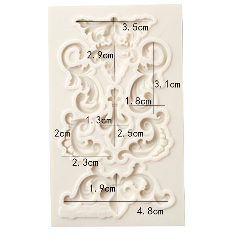 3D Border Silicone Molds Cake Decorating Mould Baking Tools | Etsy