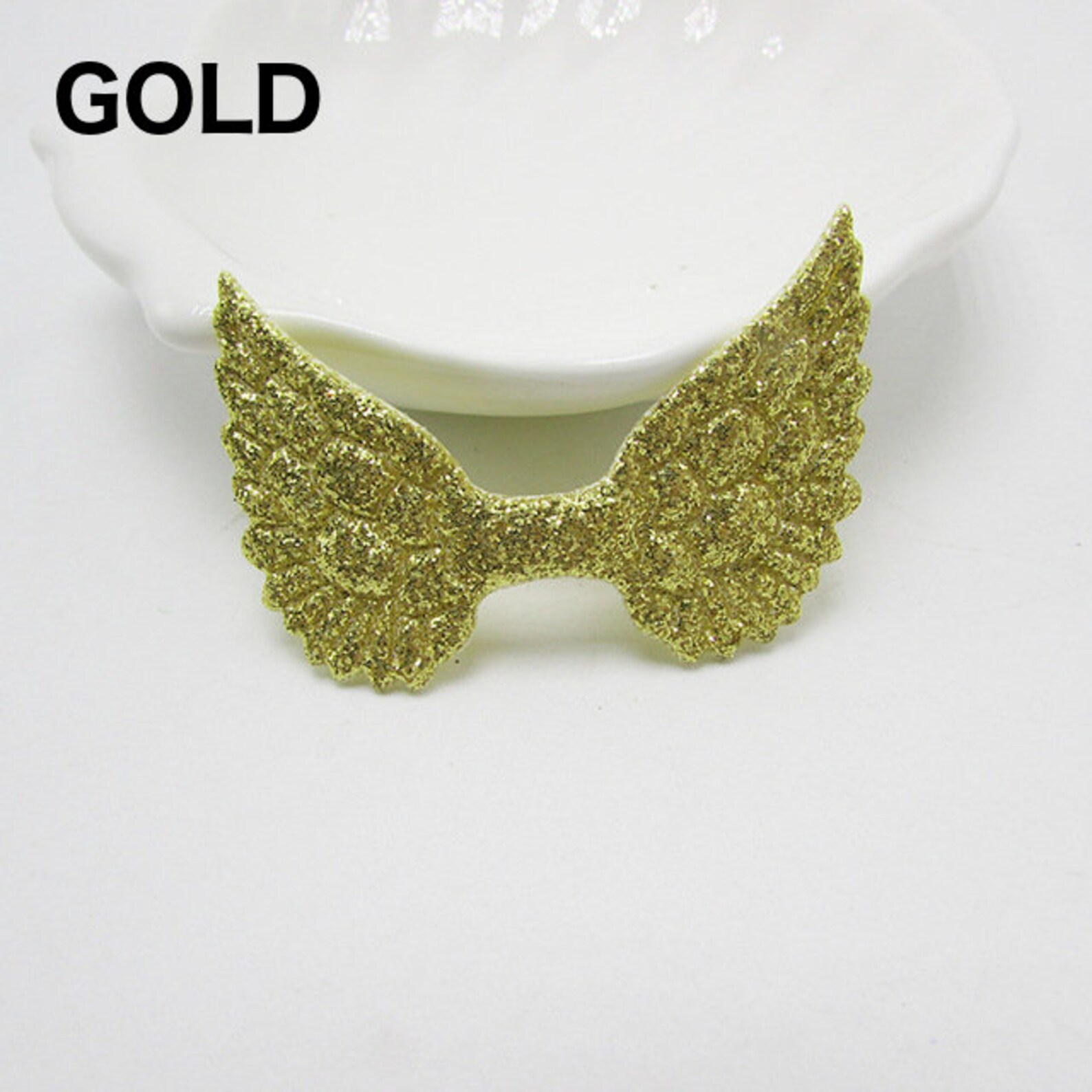 Set of 10 Glitter Wings Applique Angel Wings Applique - Etsy