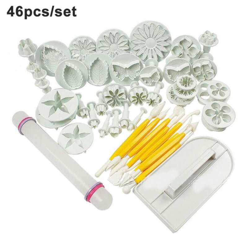 Fondant Cake Mold Set Flower Cake Decorating Tools Kitchen - Etsy