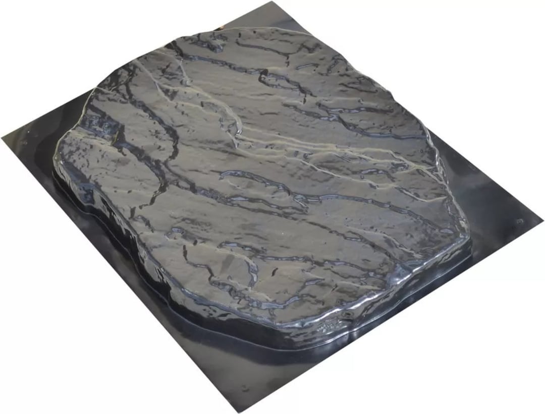 Big Stepping Stone Concrete Mold DIY Flagstone Pavers for Garden ...
