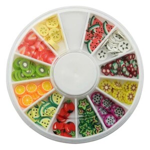 12 Type/set Clear Slime Fruit Slices Mixed Kawaii Soft Clay - Etsy